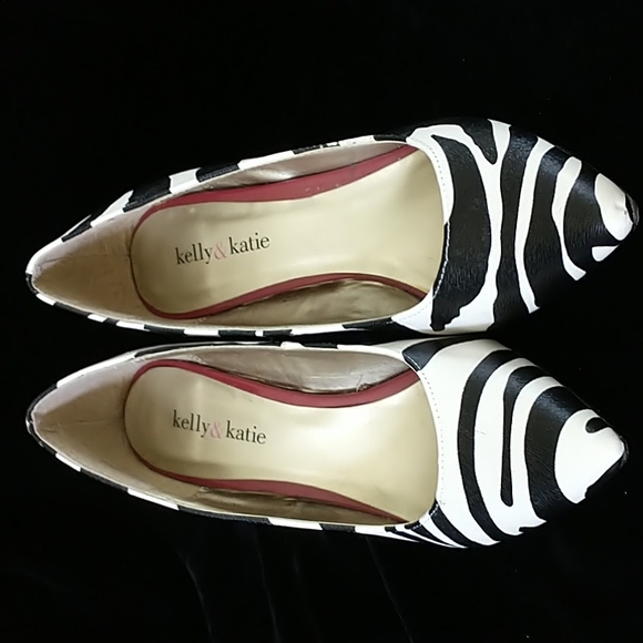 Kelly & Katie | Shoes | Zebra Print Pumps | Poshmark